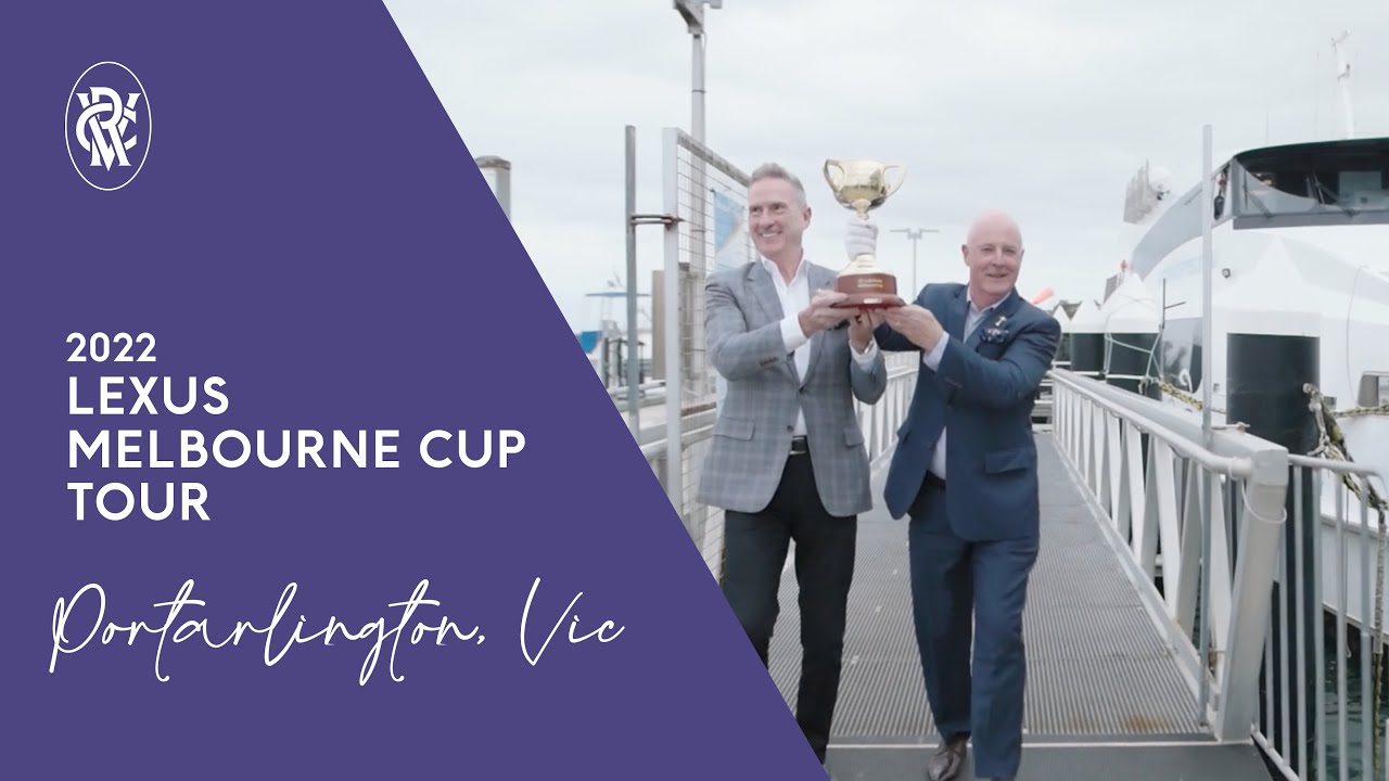 Lexus Melbourne Cup Tour visits Portarlington - YouTube