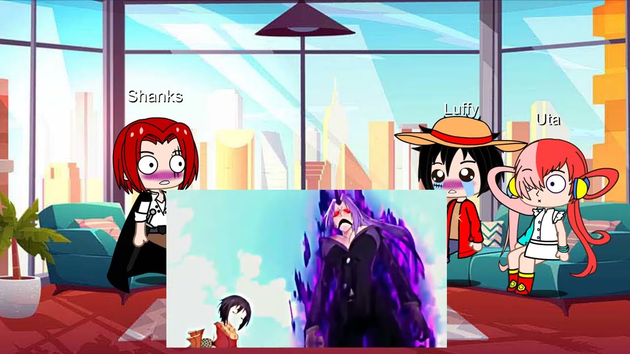 One Piece reacts to Luffy x Uta's Children as Gojo Satoru and Rimuru ...