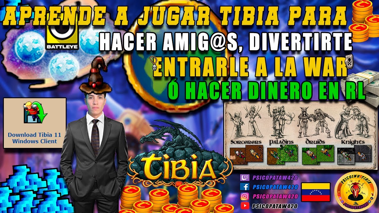 como jugar tibia, como volver a tibia, como instalar tibia - YouTube