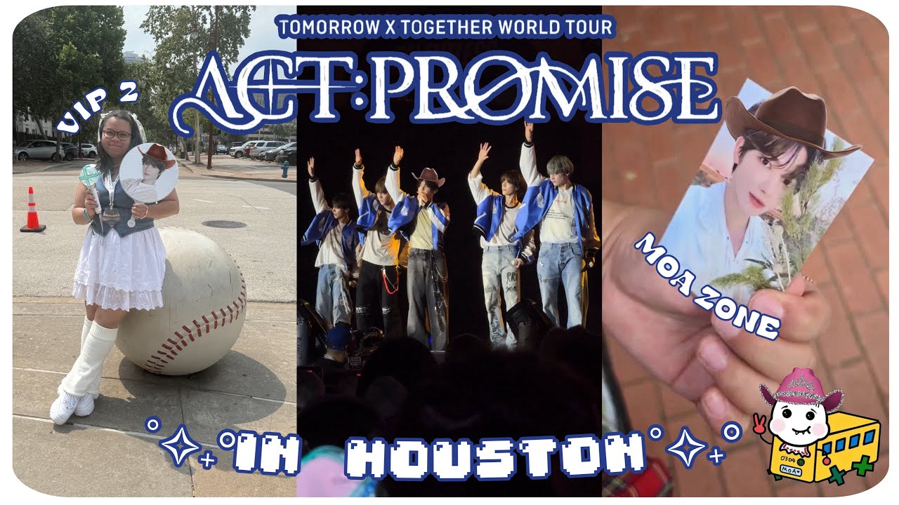 txt act: promise in houston‧₊˚ life4cuts, album unboxing, grwm ...