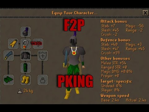Oldschool Runescape / PURE PKING / F2P / PVP / LIVE - YouTube