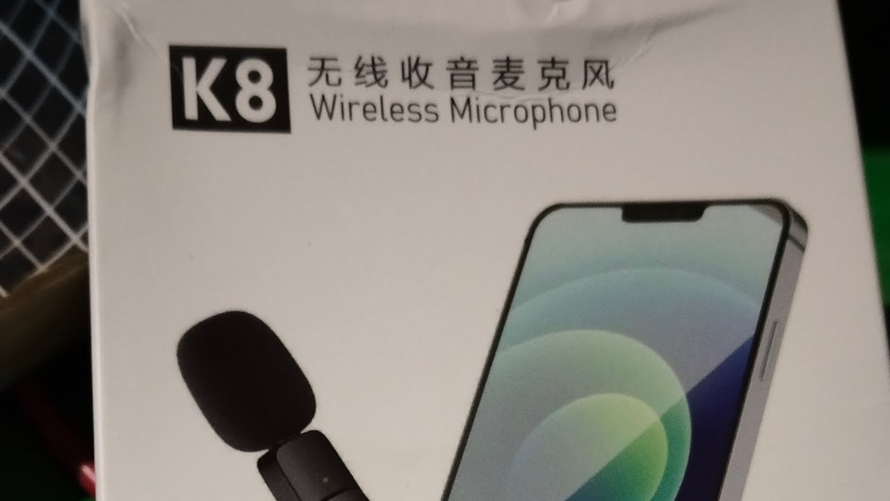 my new k 8 wireless microphone - YouTube