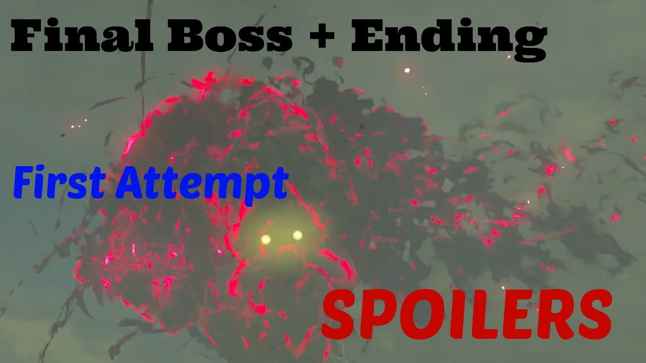 Zelda: Breath of the Wild - Final Boss + Ending (First Attempt) - MAJOR ...