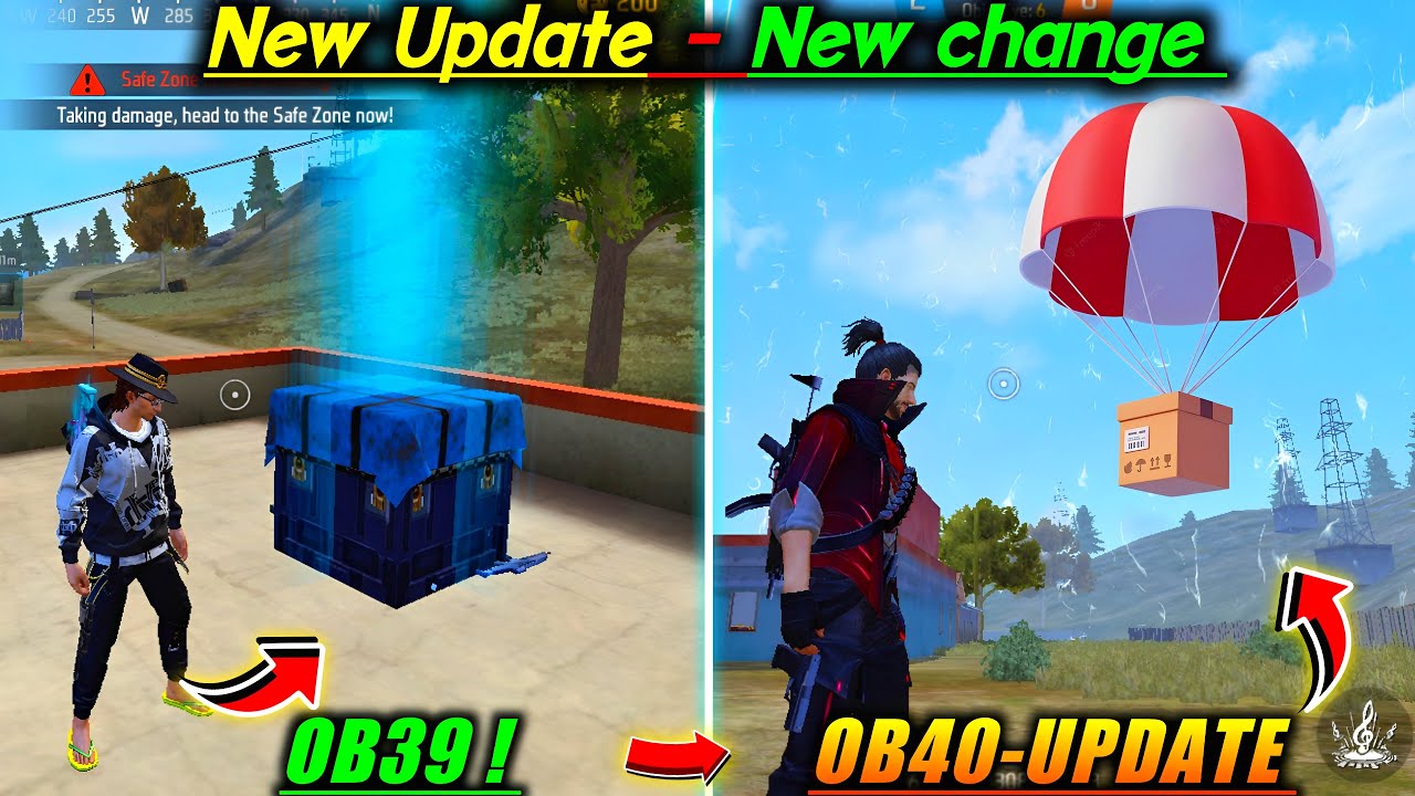 Free Fire Top Update OB40 😲 New Changes in Garena - YouTube