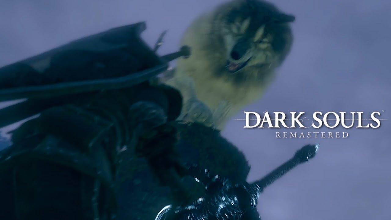The Sad Part In Dark Souls With Great Grey Wolf Sif - YouTube