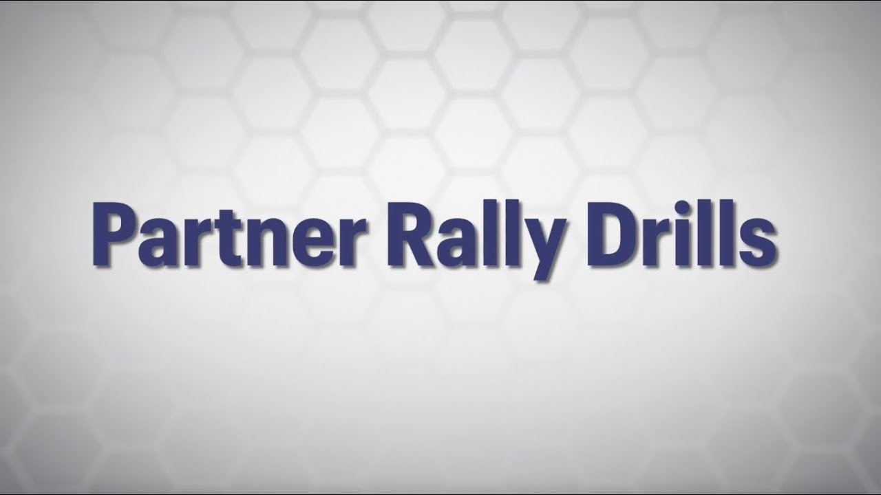 Partner Rally Drills - YouTube