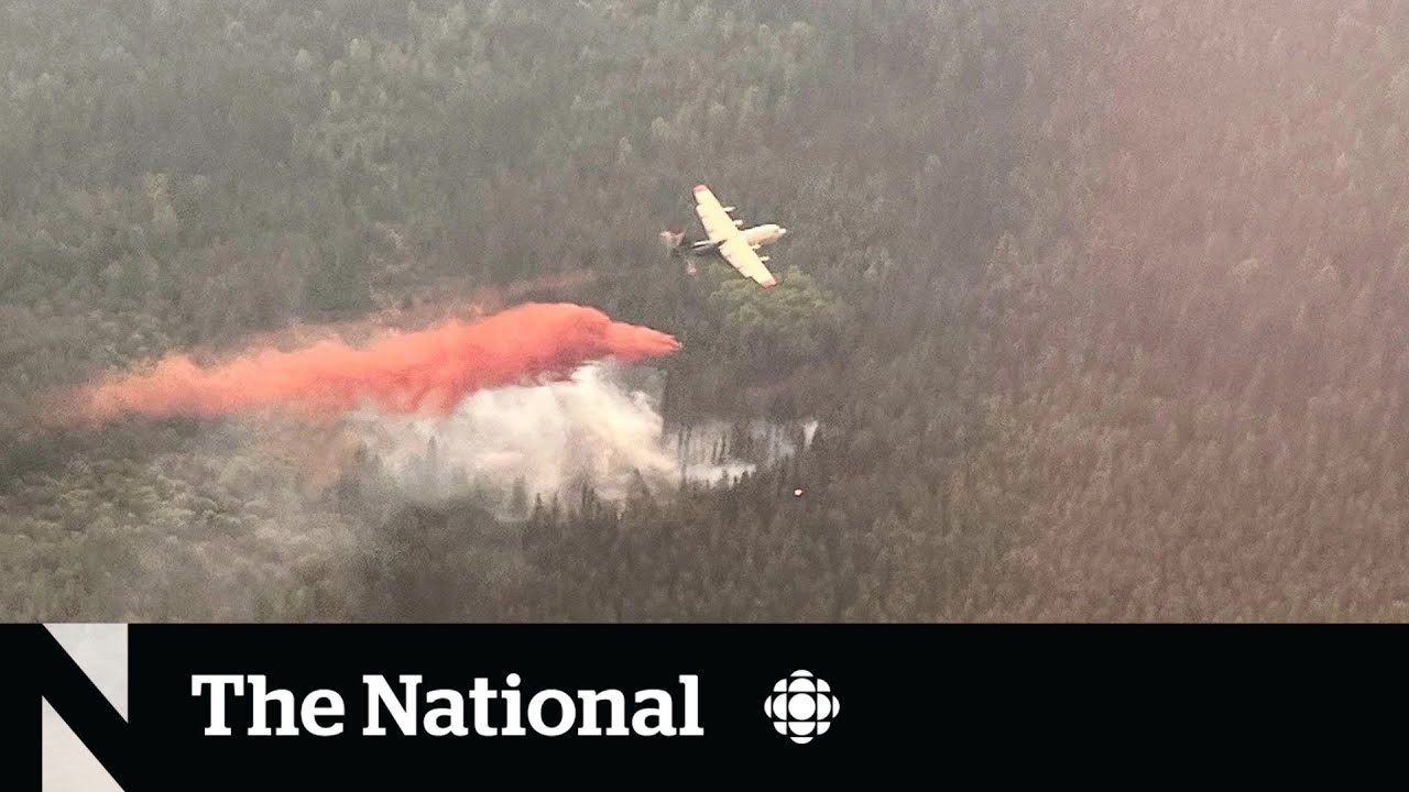 Wildfires force 2nd evacuation of Edson, Alta. - YouTube