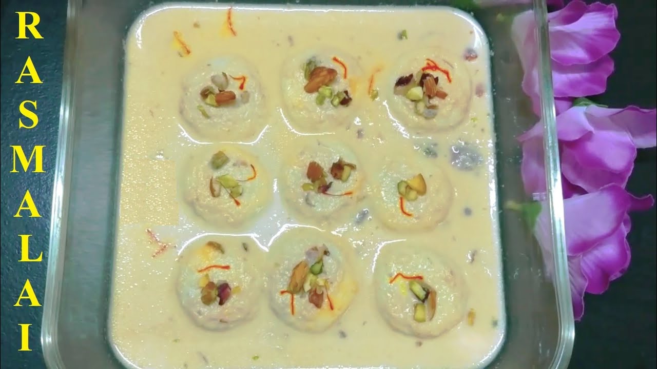 Rasmalai recipe/ Prepare Rosh malai at home/ Easiest way to make ...