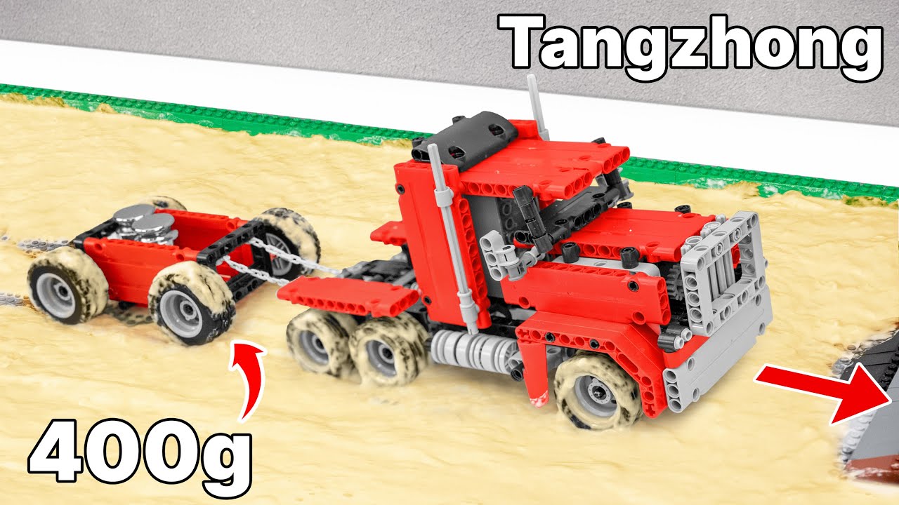 Building LEGO Car to Pull 400g Against 4 Mixes | FM Lego Technic - YouTube