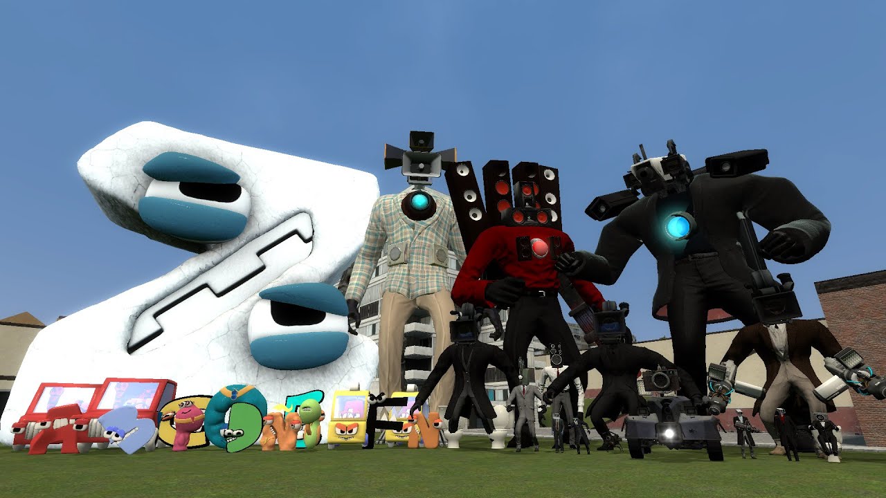 ALL ALPHABET LORE FAMILY NEW UPDATE In Garry's Mod #13 - YouTube