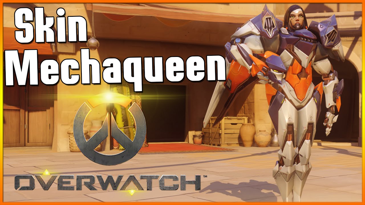 OVERWATCH - PHARA SKIN MECHAQUEEN! A RAINHA MEIO VESGA - YouTube