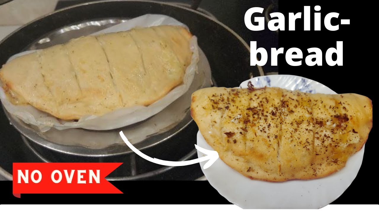Garlic Bread without Oven at home 🔥 Garlic Bread Recipe - YouTube