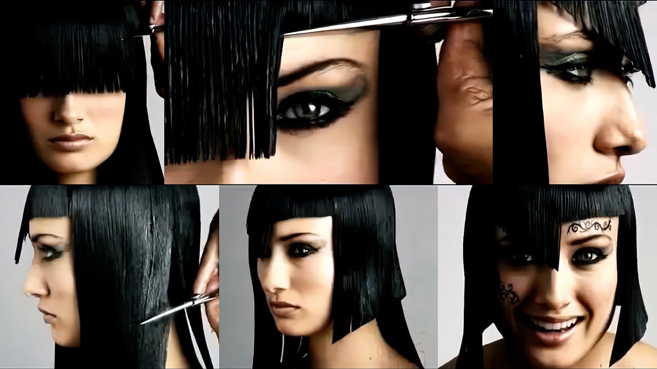 Anthony Mascolo Tigi Geometric Bob Haircut (240p to 720p Remaster ...