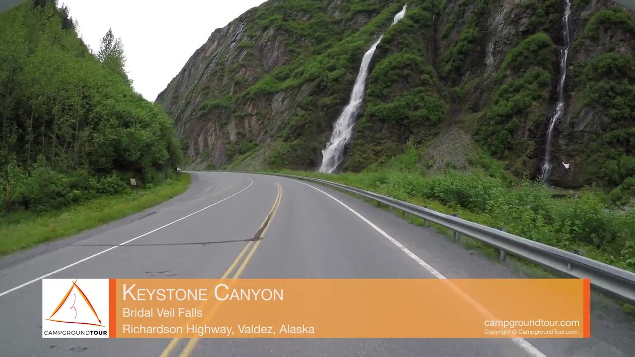 On the Road: Scenic Drive through Keystone Canyon, Richardson Highway ...