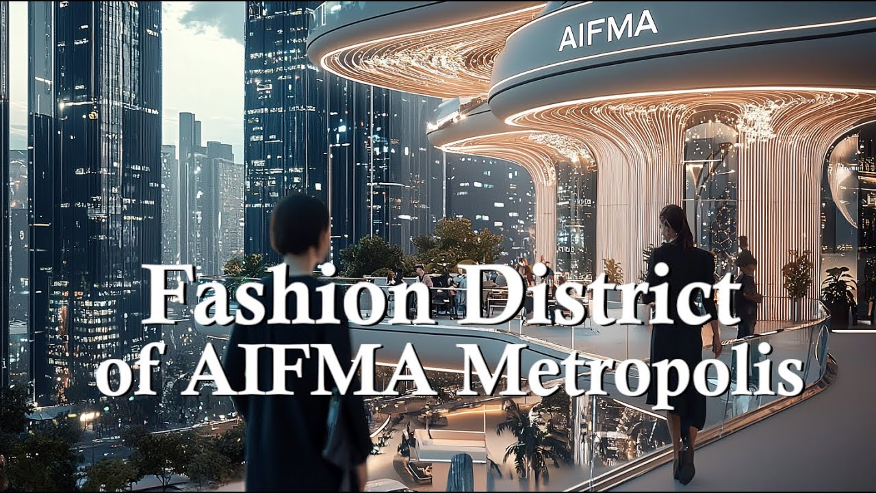 Creating AI Fashion Mega-City Part 14 - Fashion District of AIFMA ...