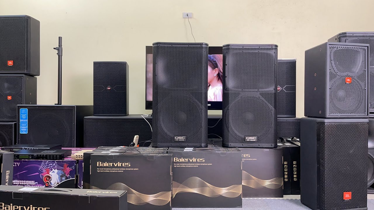 QSC KW122 152 HPR181W Lavoce JBL - YouTube