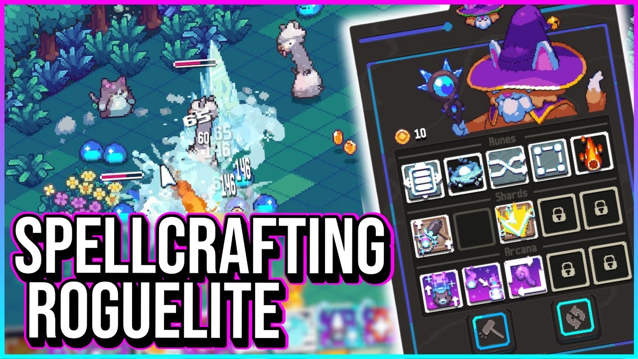 Craft INFINITE SPELLS In This Chaotic New Roguelite! | Wizard Cats ...