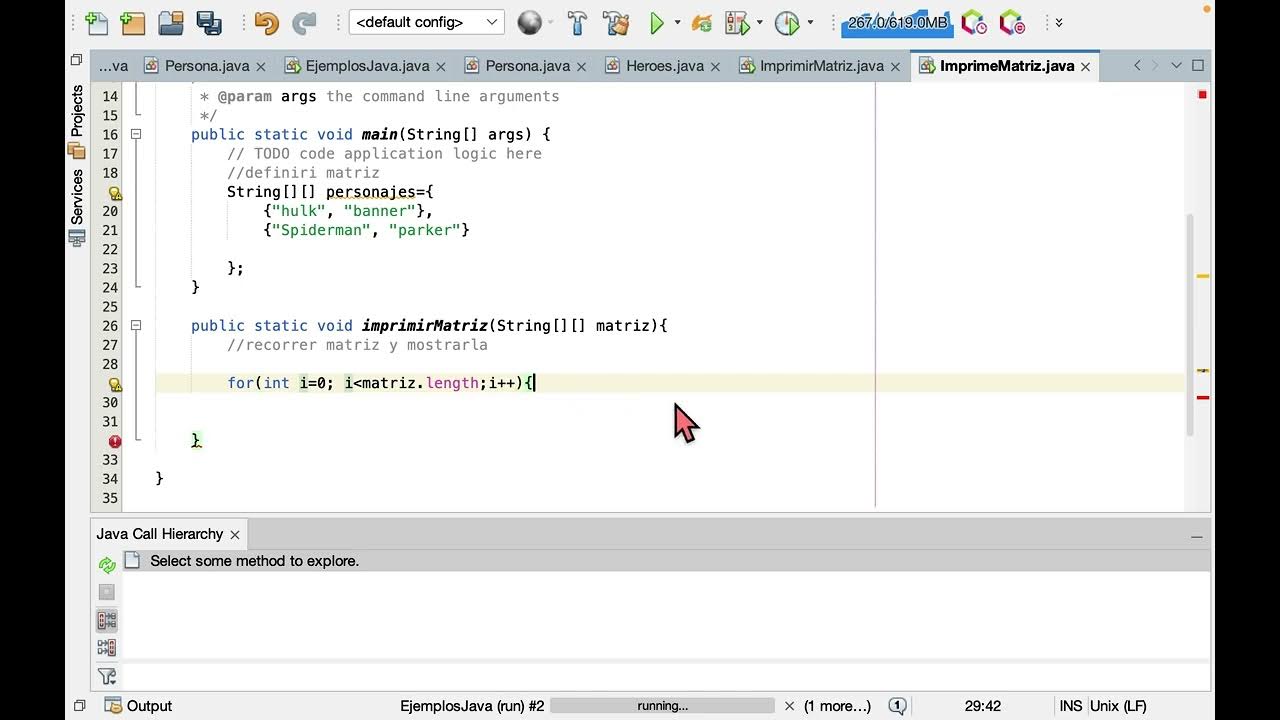 Aprende Matrices Metodos en JAVA APACHE NETBEANS #4 - YouTube