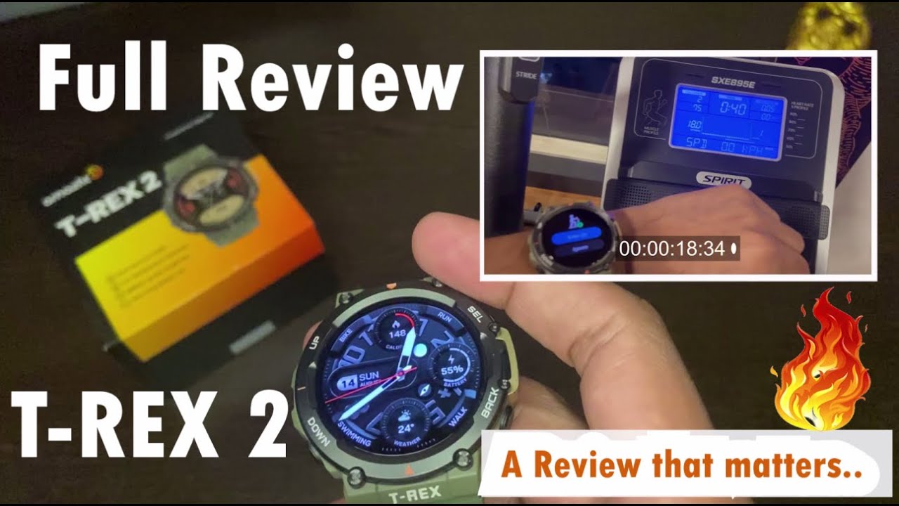New Amazfit T Rex 2 Full Review after 1 month use. Review that matters ...