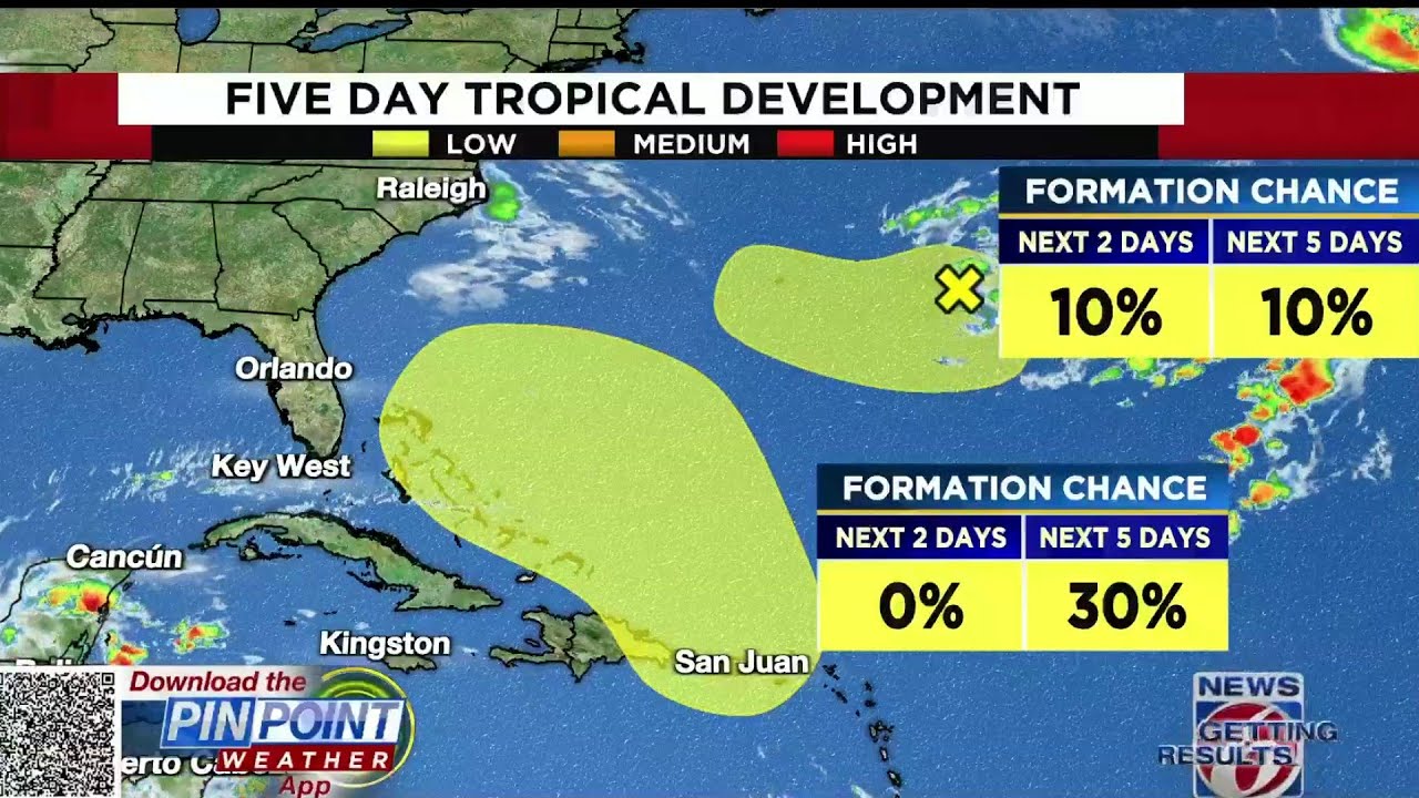 Tropics Watch: Development possible near Florida - YouTube