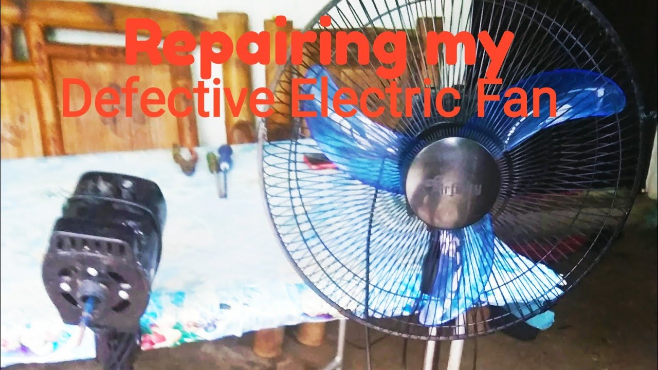 Repairing my defective Electric Fan #diy - YouTube