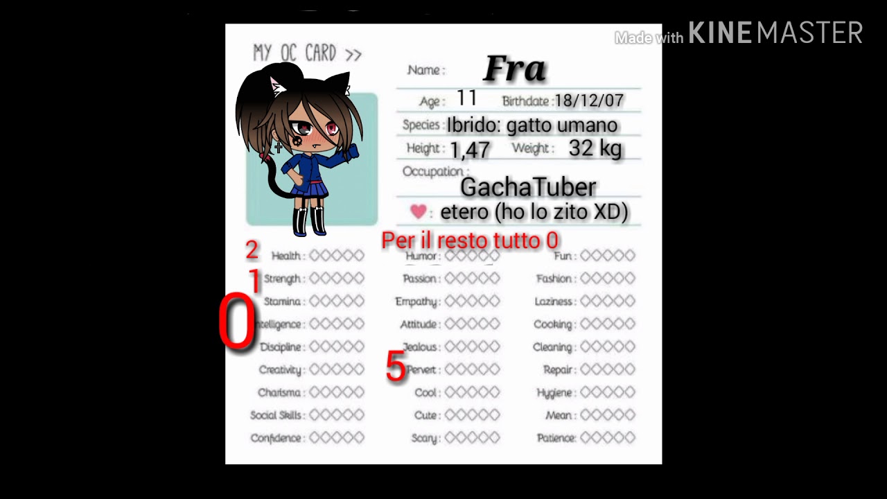 My OC Card...😂 - YouTube