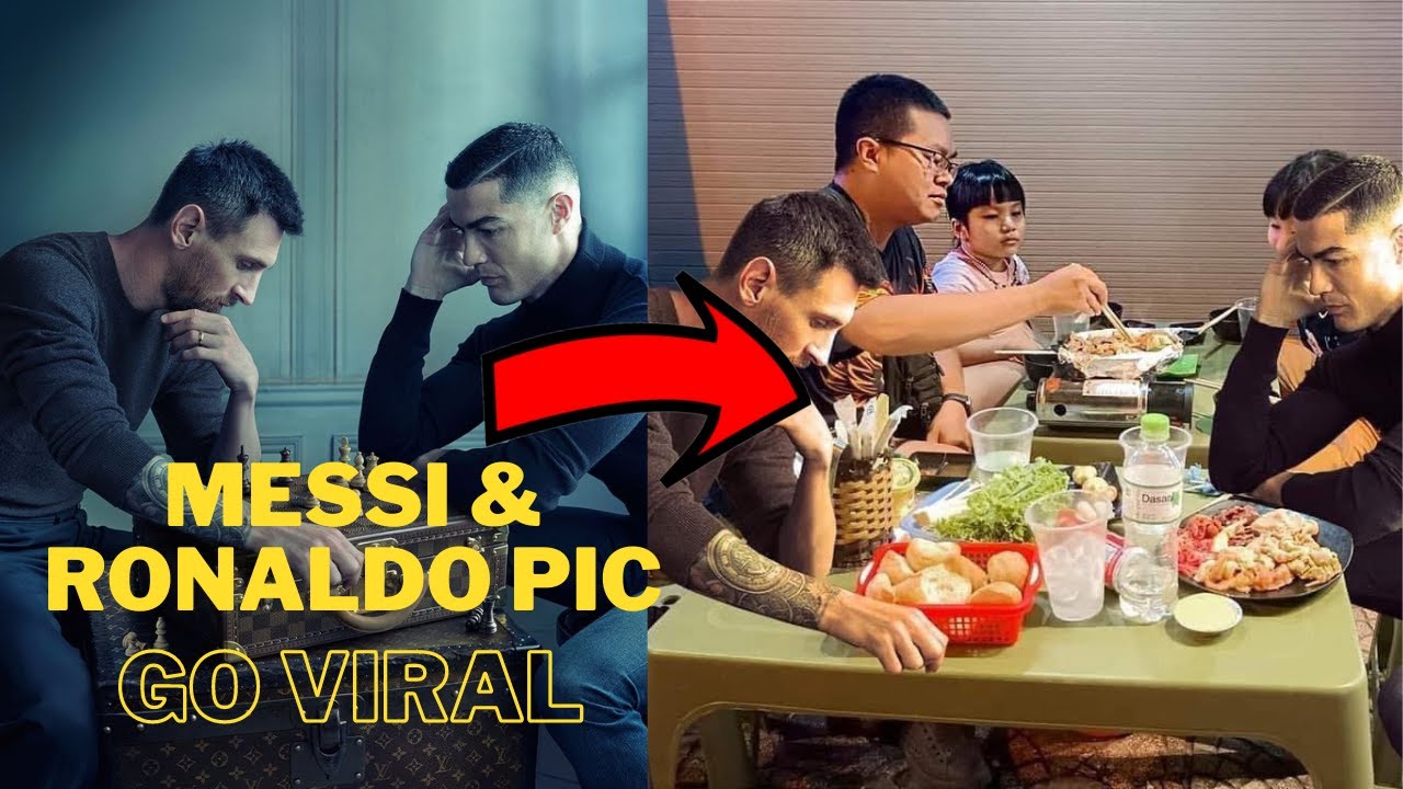 Messi and Ronaldo playing Chess on Louis Vuitton Go Viral - YouTube