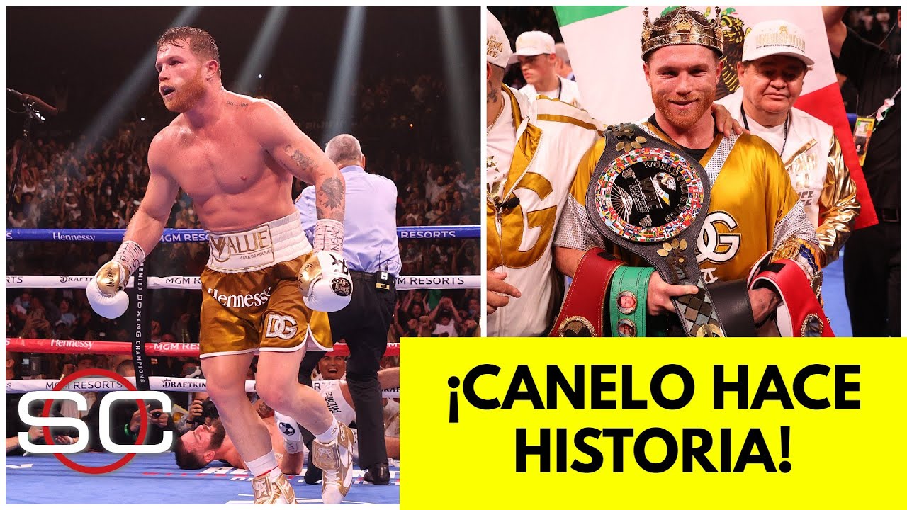 ¡HISTÓRICO! CANELO GANÓ. Primer mexicano que unifica los 4 cinturones ...