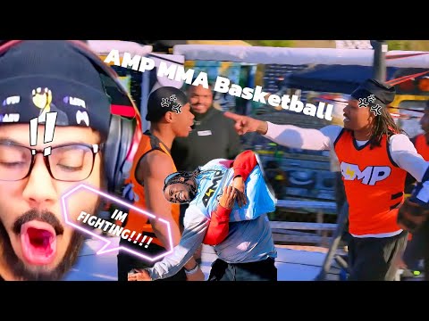 AMP MMA BASKETBALL | IM FIGHTING!!! - YouTube