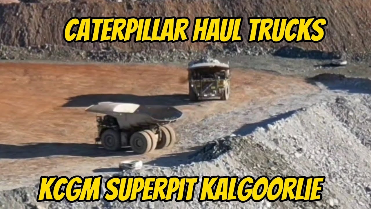 Caterpillar Haul Trucks - KCGM Kalgoorlie - YouTube