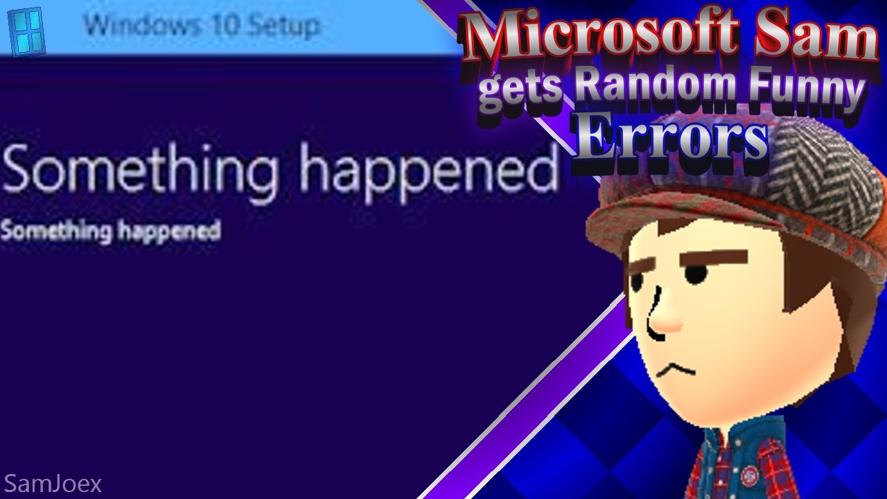 Microsoft Sam gets truly spectacular errors - YouTube