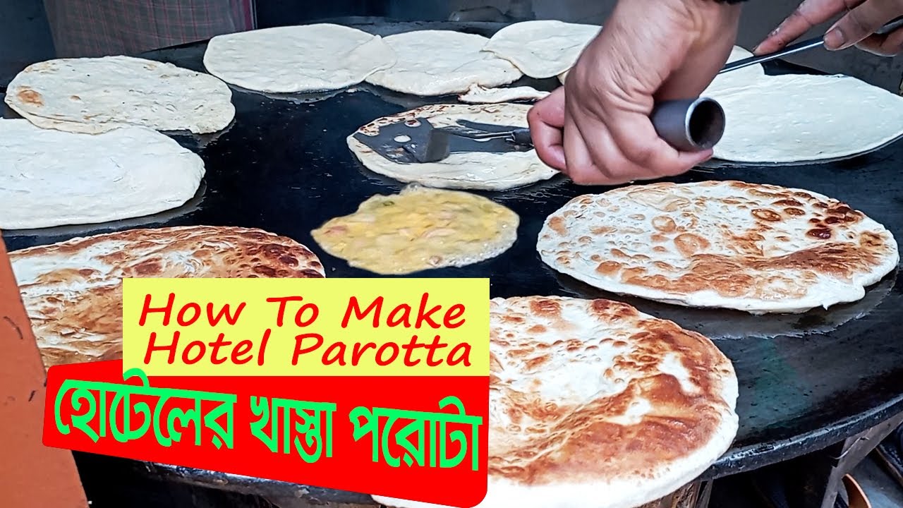 How To Make Hotel Soft Parotta | Hotel Parotta Making Skills ...