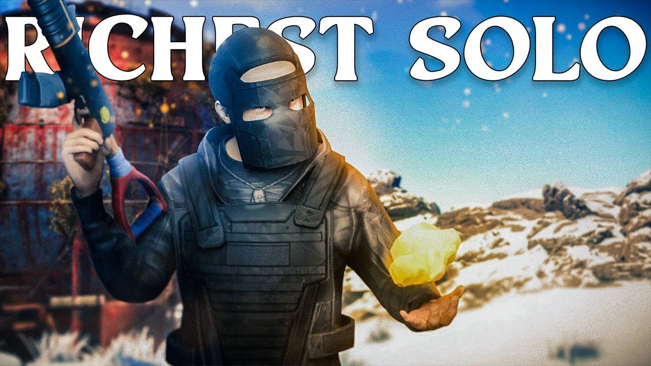 RUST - HOW I BECAME THE RICHEST SOLO PLAYER ON THE SERVER - YouTube