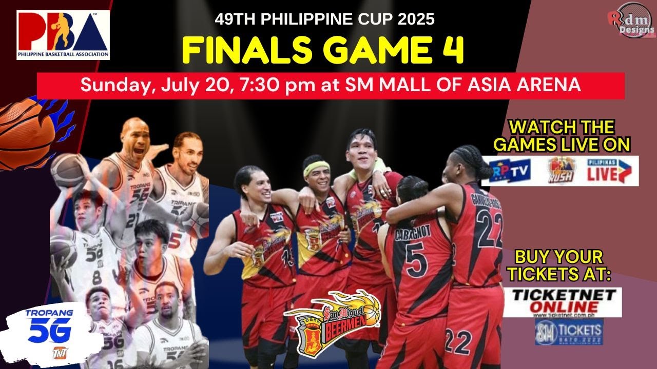 Pba Philippine Cup 2025 | Finals Game Schedule | Pba Game Schedule for ...