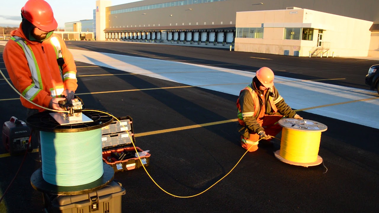 TELECON INSTALLATION FIBRE JETTER - YouTube