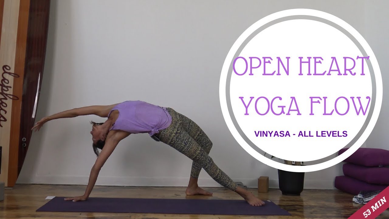 Open Heart Yoga Flow - Full Class (53MIN) - YouTube