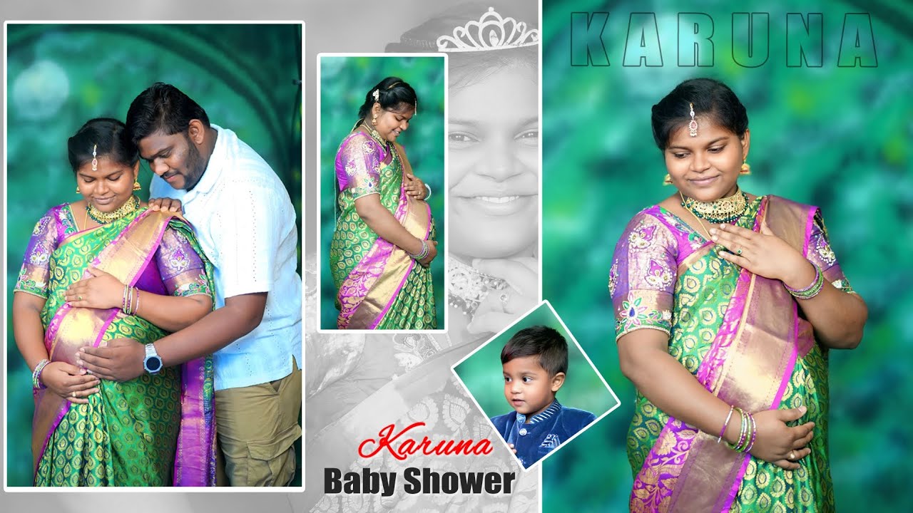 Karuna Baby Shower video song | #pregnancy #babyshower - YouTube