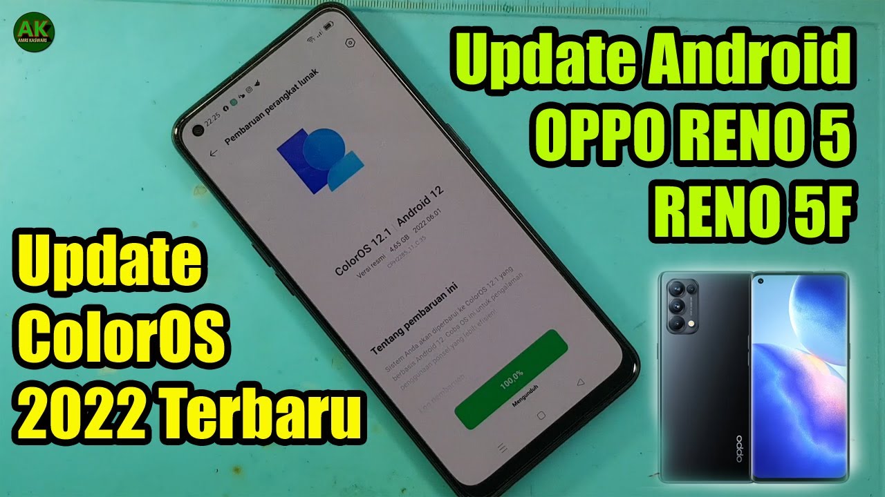 Update Android 12 oppo Reno 5F || OPPO RENO 5 color OS 12 Update ...