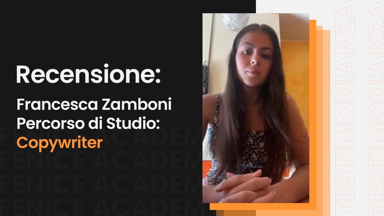 Francesca Z. parla del corso Professionista del Futuro | Fenice Academy ...