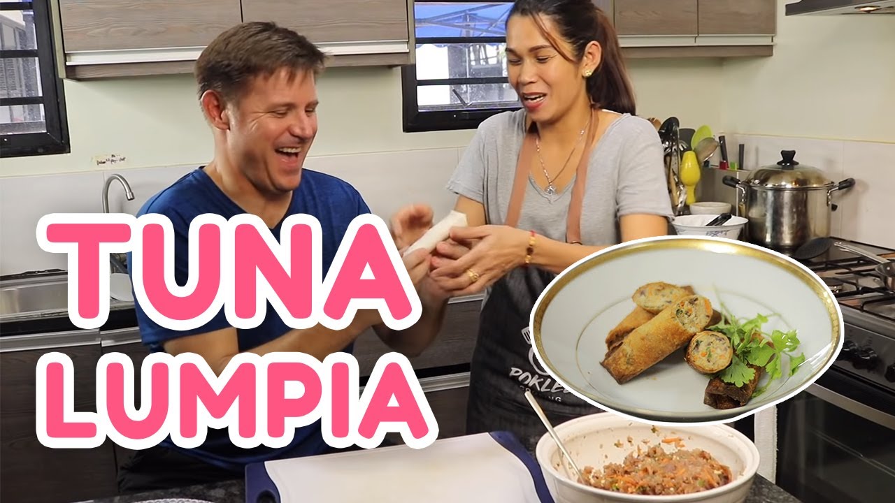 TUNA LUMPIA (SPRING ROLLS) | PokLee Cooking - YouTube