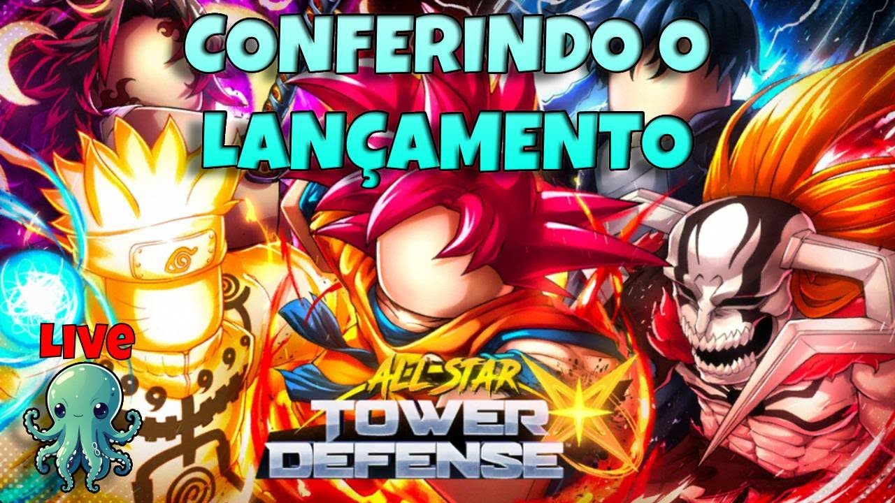 🎬 Live - Lançamento do All Stars Tower Defense X - YouTube