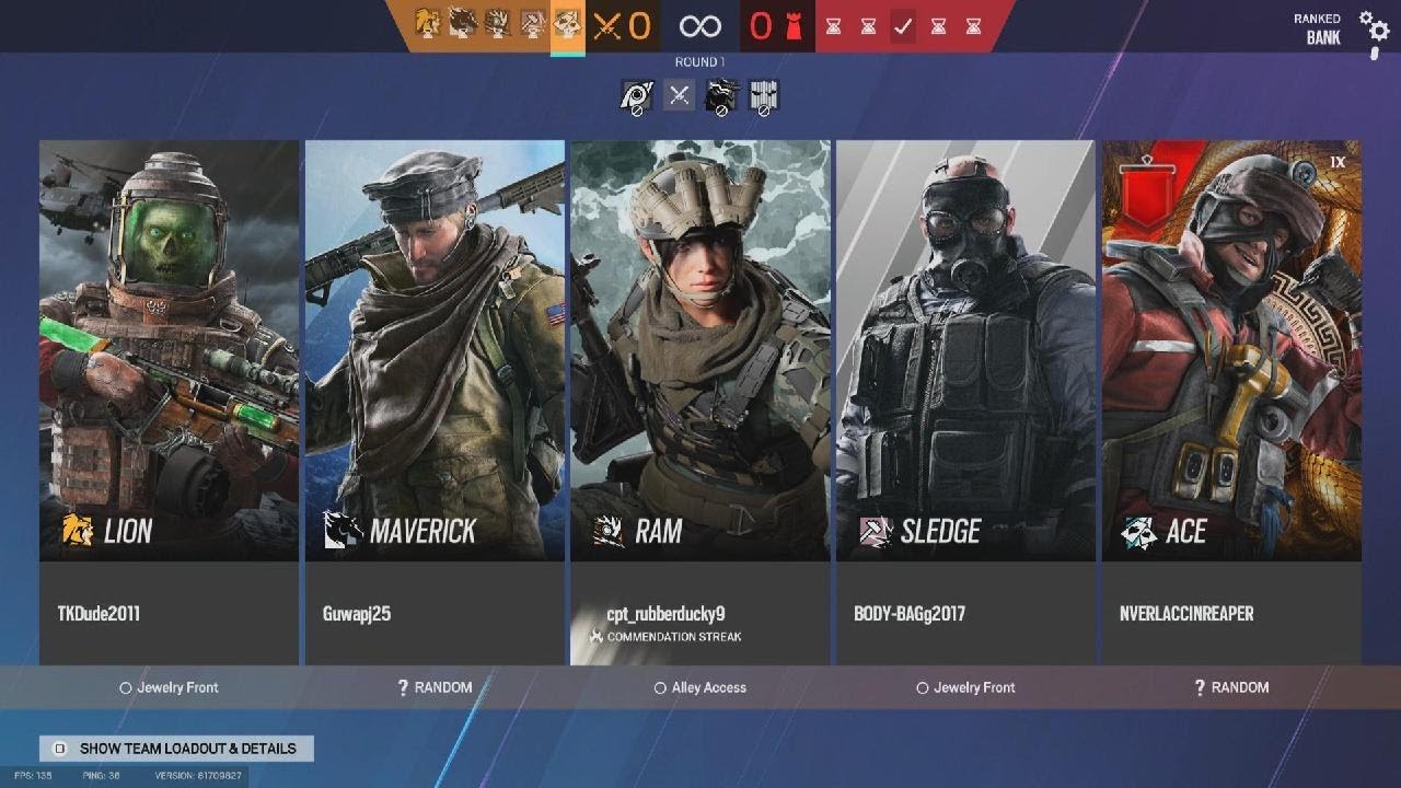 Tom Clancy's Rainbow Six Siege RANKED gameplay - YouTube