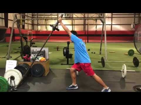 Landmine Press w/ Split Jerk - YouTube
