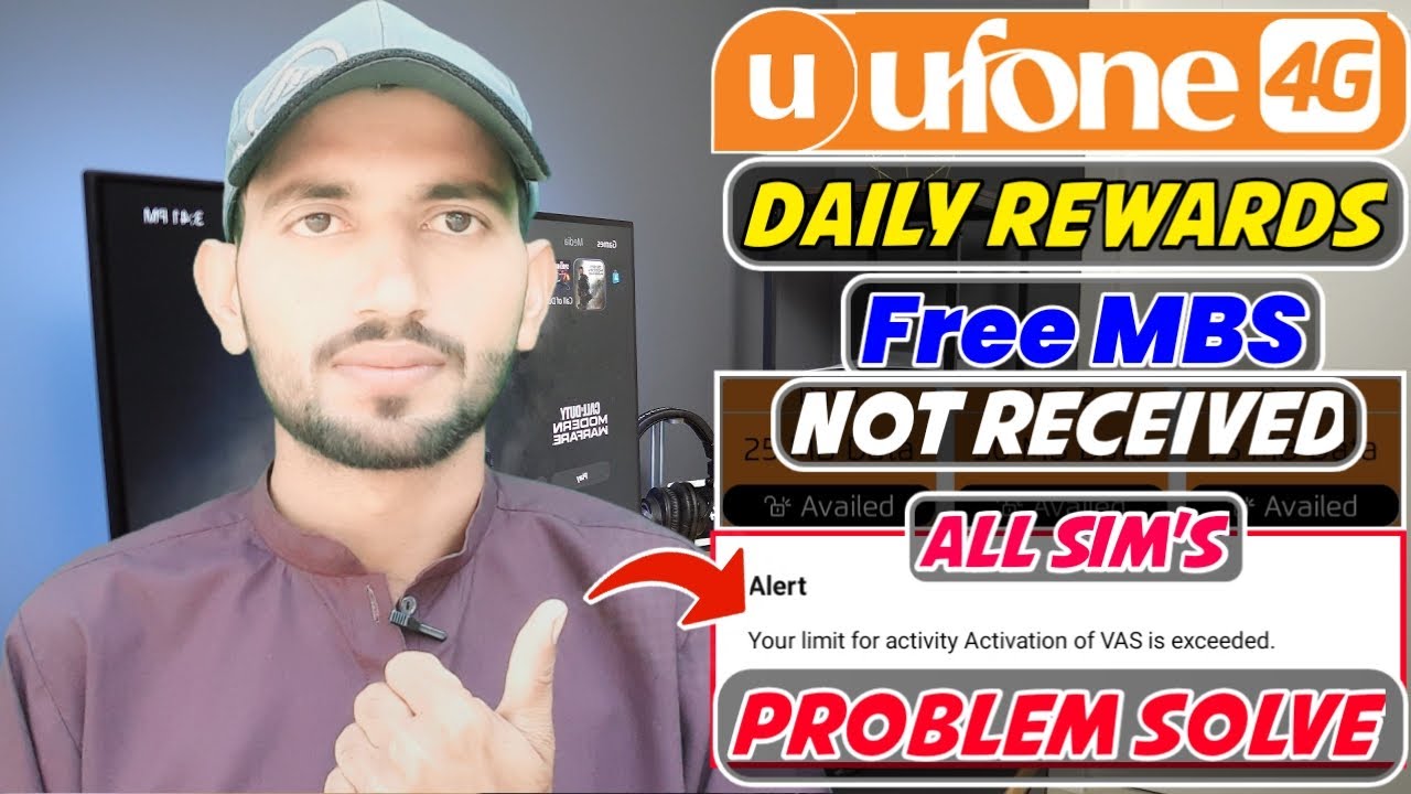 Ufone Daily Rewards | Your Limit For Activity Activation Of VAS Is Exceeded | Problem Solve ...