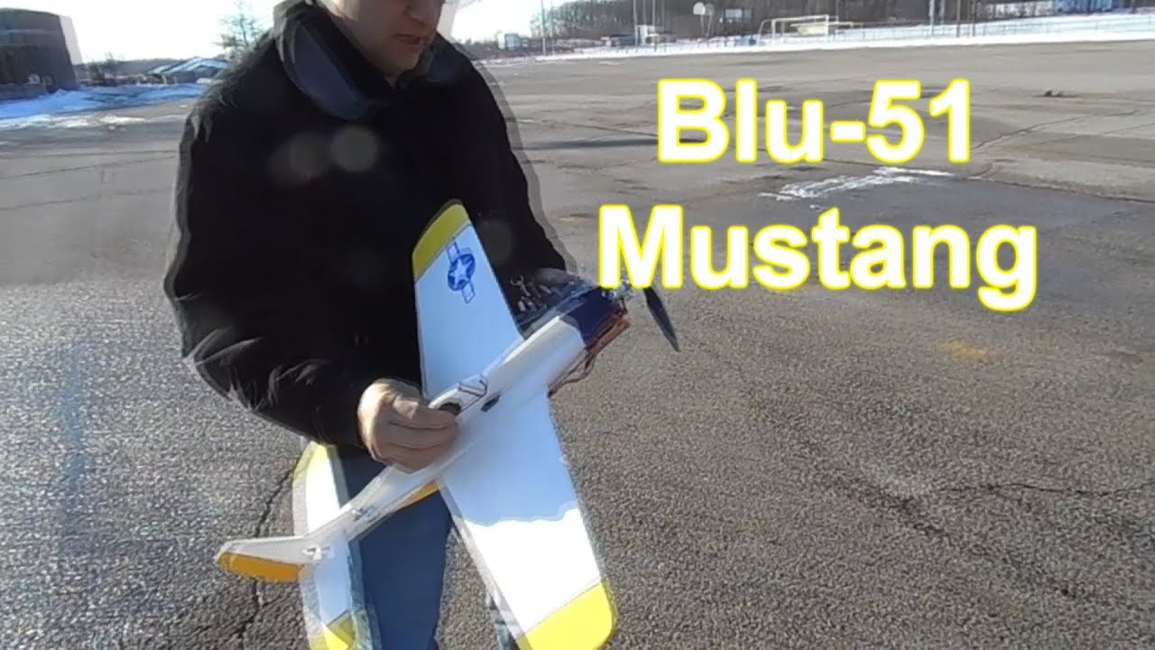 Blu-51 Mustang scratch build plane - YouTube