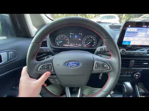 2020 FORD ECOSPORT 1.0 ST LİNE GÖSTERGE VE ORTA EKRANI , KLİMA BUTONLARI KULLANIMI GÖSTERİMİ