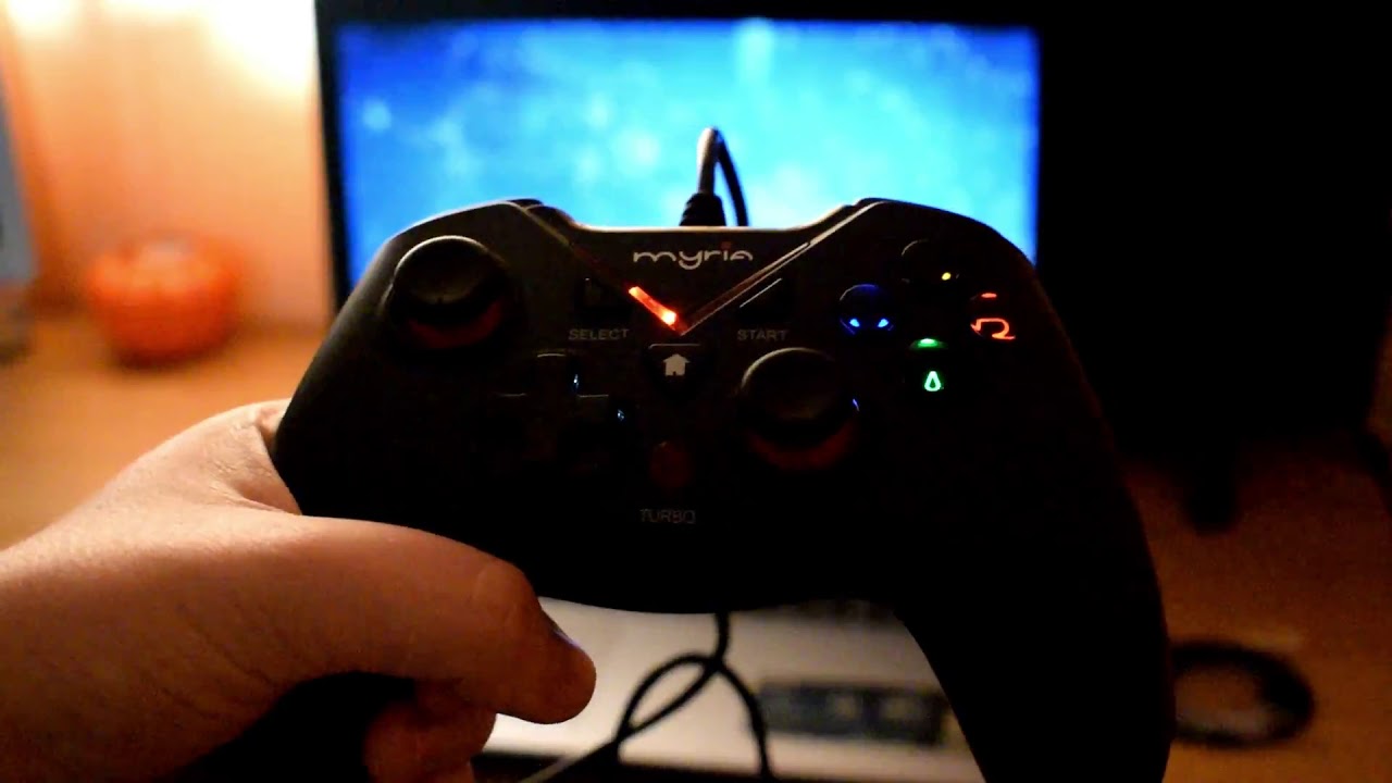 UNBOXING SI PREZENTARE GAMEPAD Myria MY7400 pt PC și XBOX 360. - YouTube