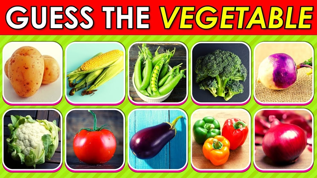 Vegetable Quiz | Guess The Vegetable #theknowledgebinge - YouTube