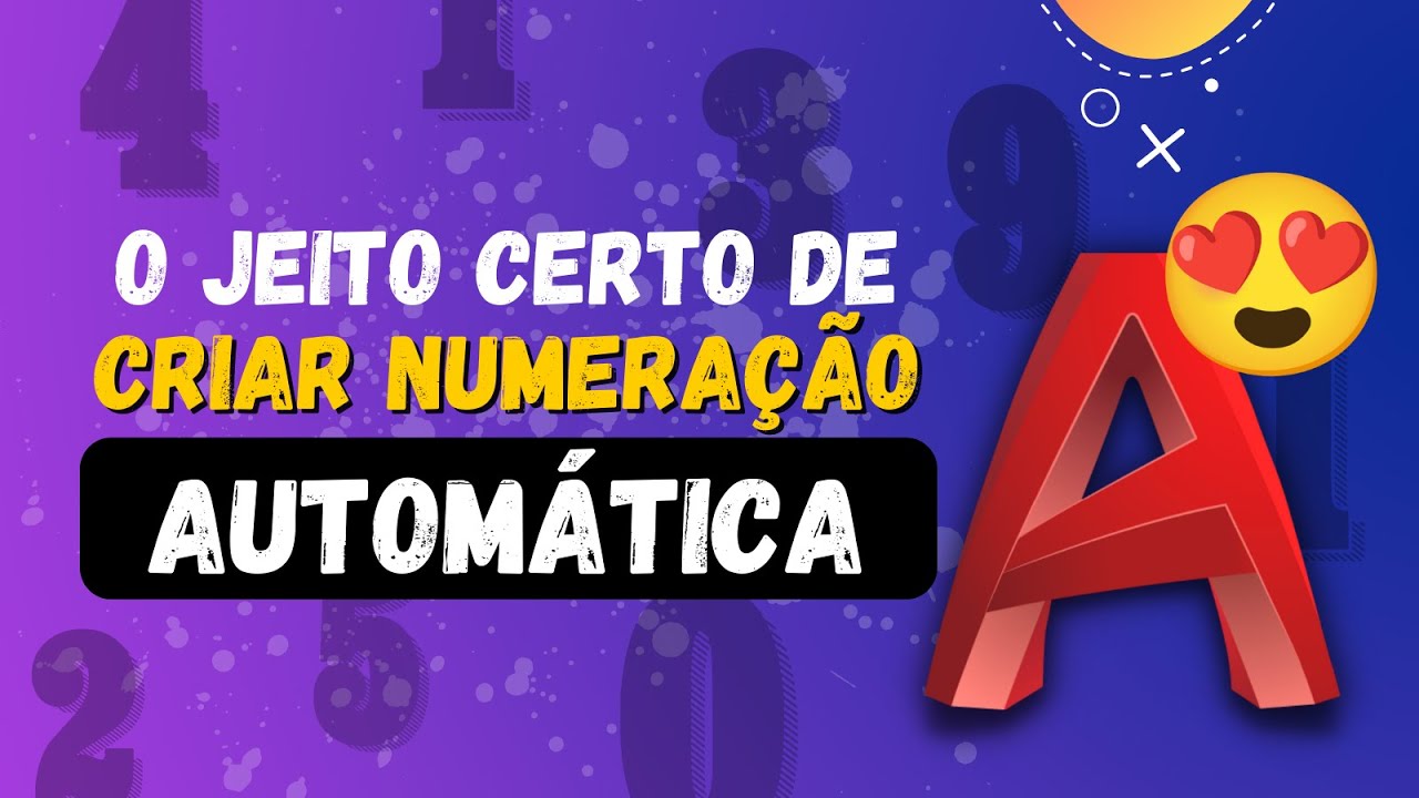 Como usar o comando Tcount e criar numeração automática no AutoCAD ...