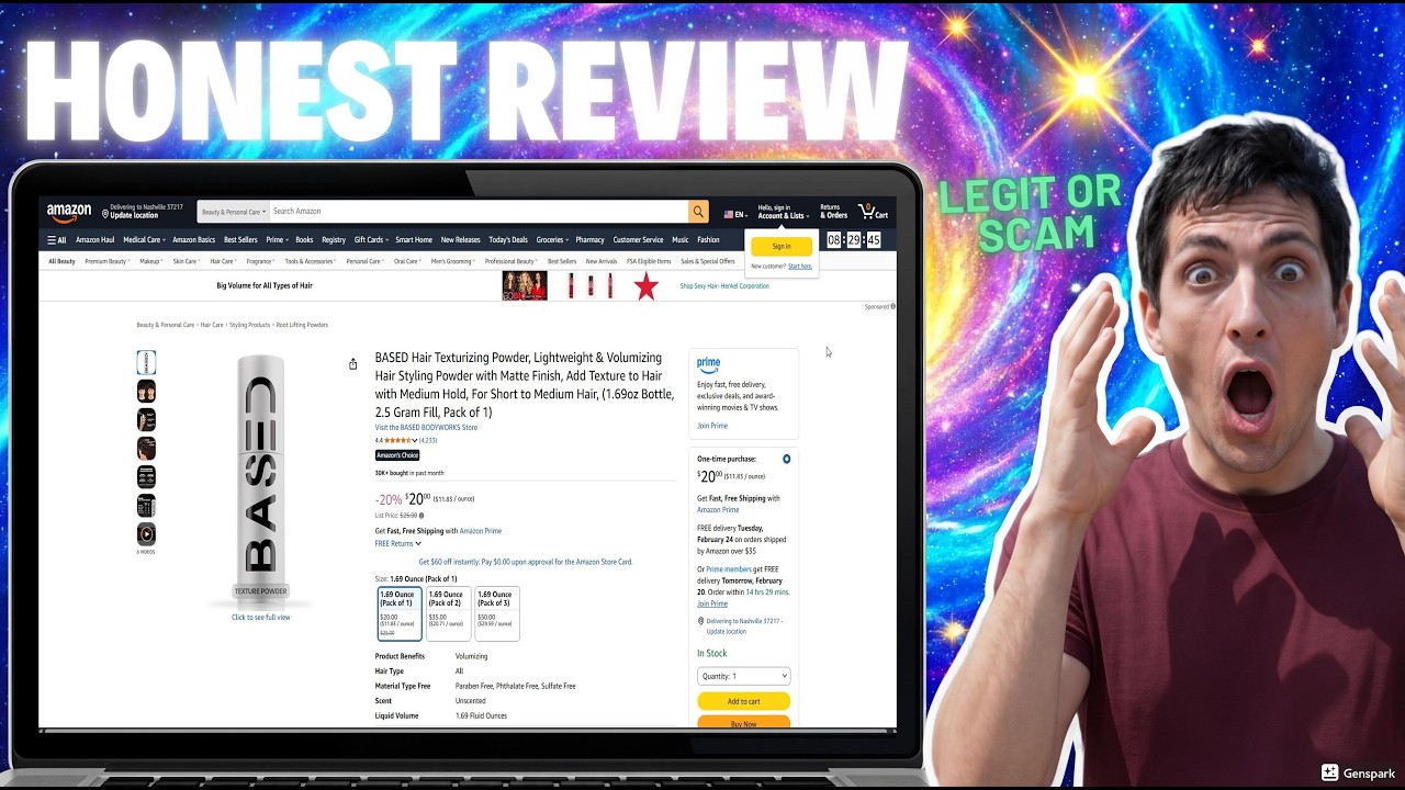 Based Hair Texture Powder Review 2026 | Hold, Finish Overview & Pros ...